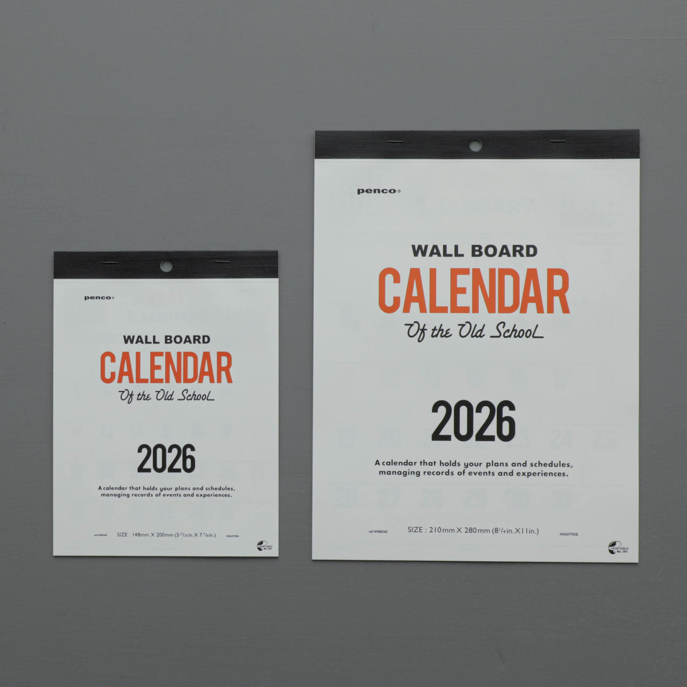 2026 Wall Calendar / A5