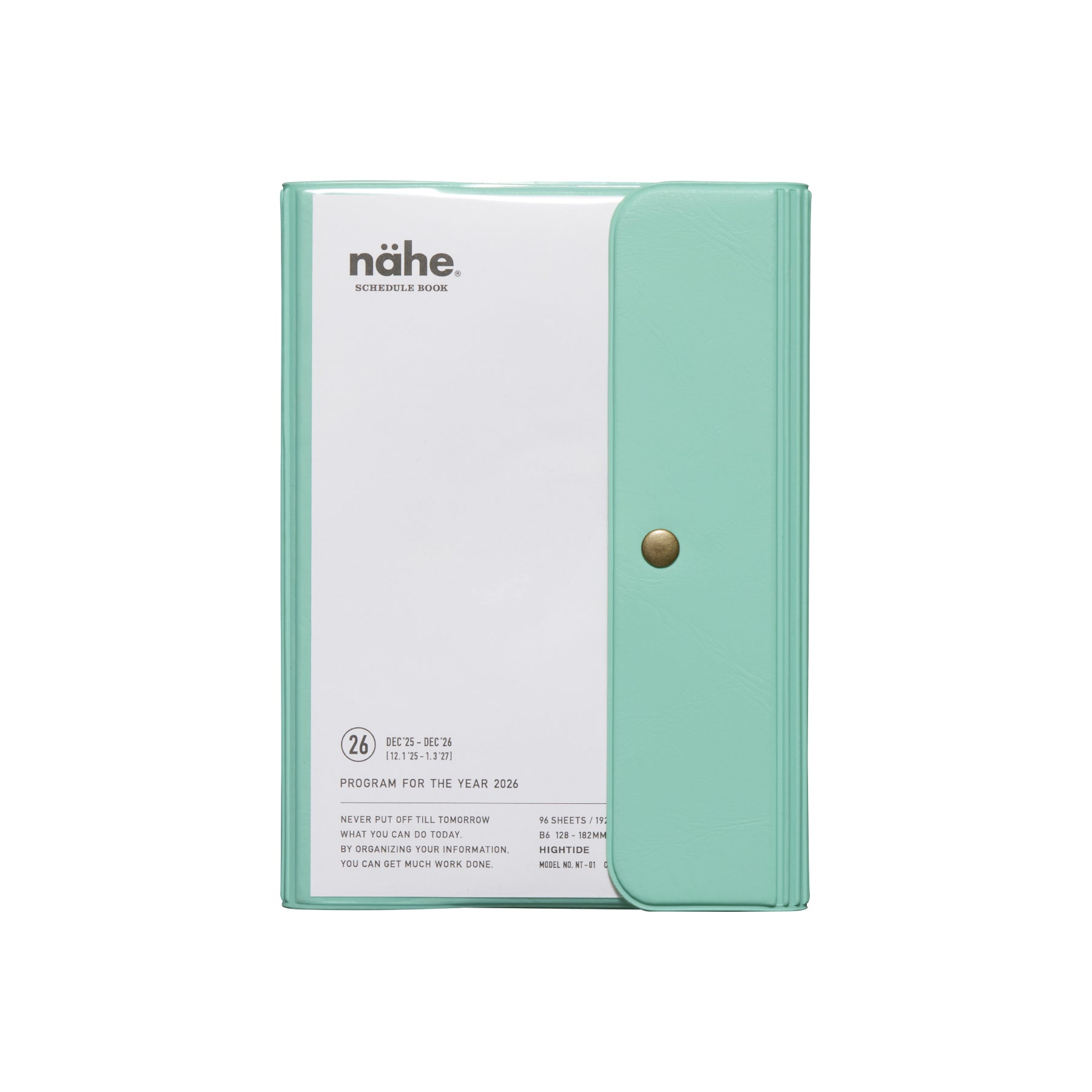 2026 Weekly Planner Nahe B6